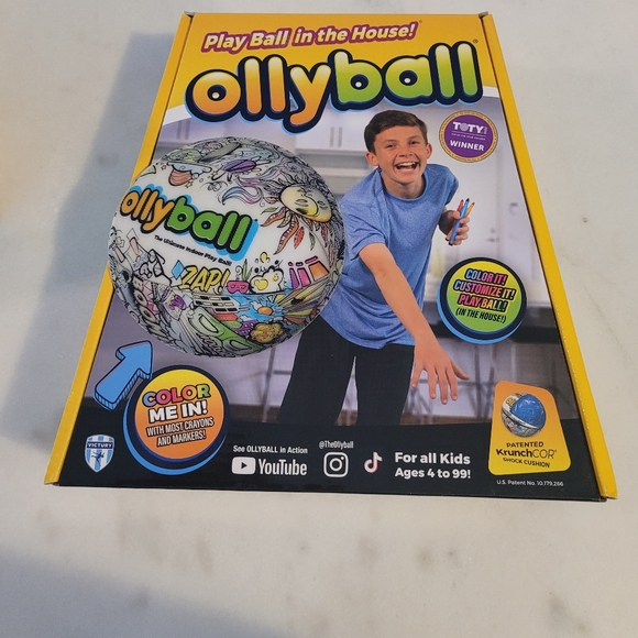 OLLYBALL | Toys | Ollyball The Ultimate Indoor Play Ball Color It ...
